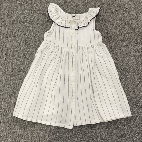 Cyrillus | Dresses | Cyrillic Paris Ruffle Color Button Down Dress 3 ...